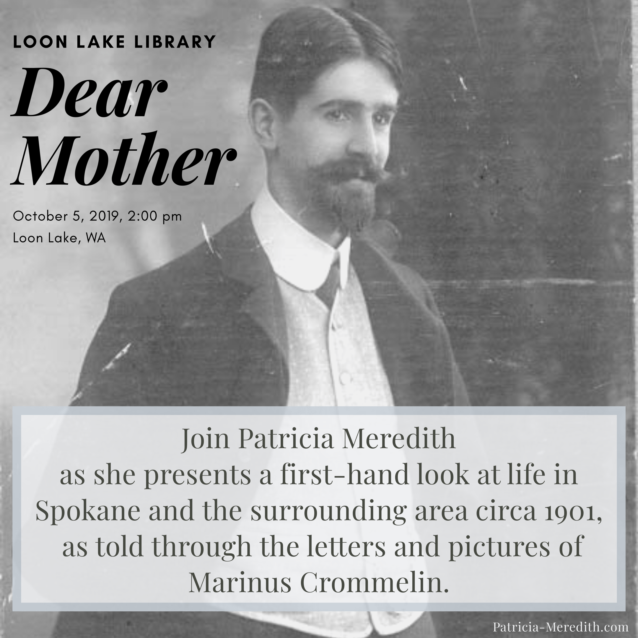 Using First-Hand Accounts – Patricia Meredith, Author