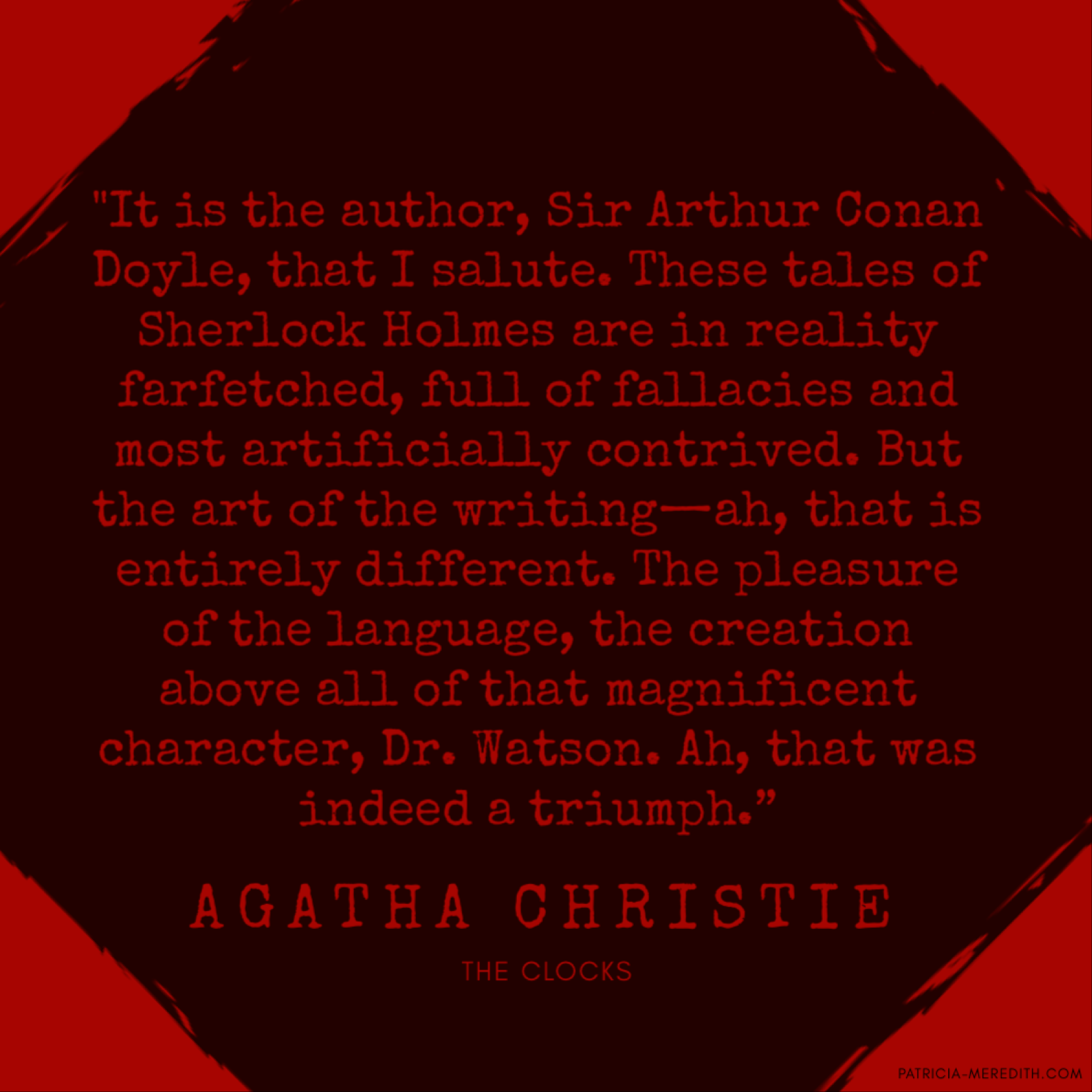 Reading: The Clocks by Agatha Christie — Patricia Meredith, Author