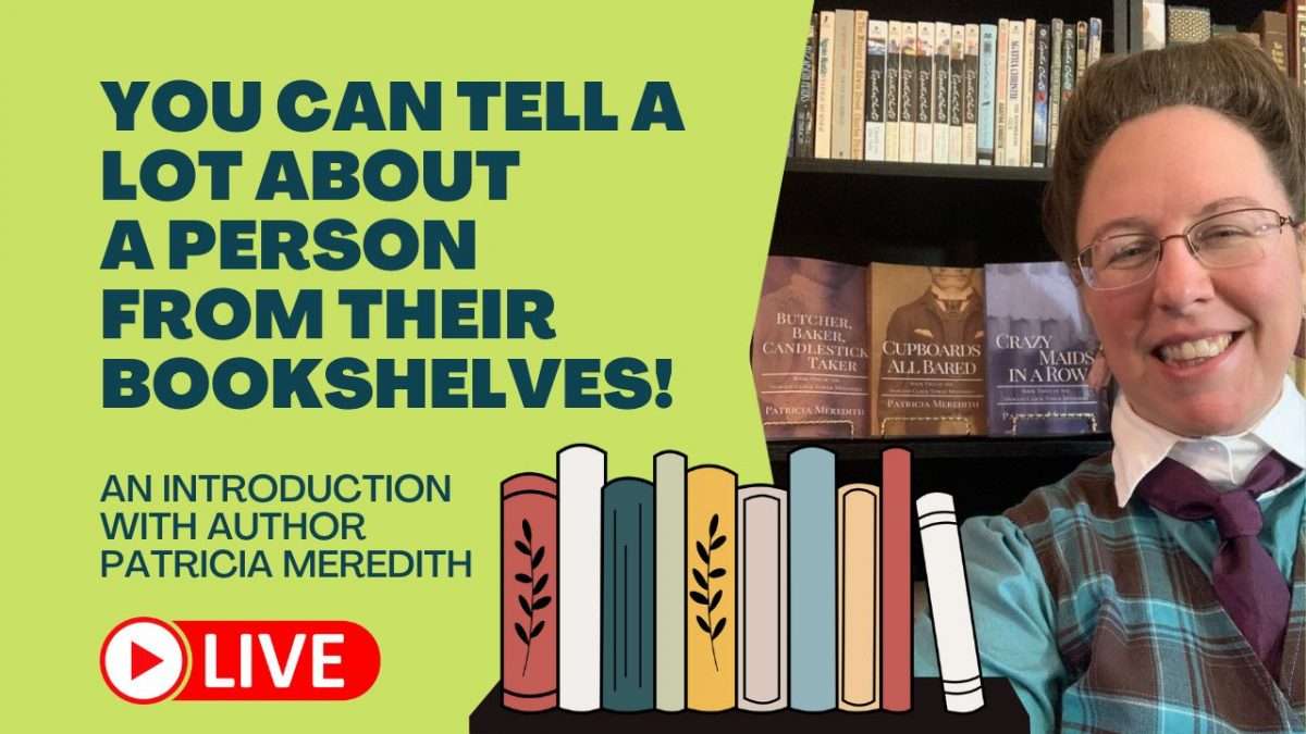 Live Intro Via Bookshelves – Patricia Meredith, Author