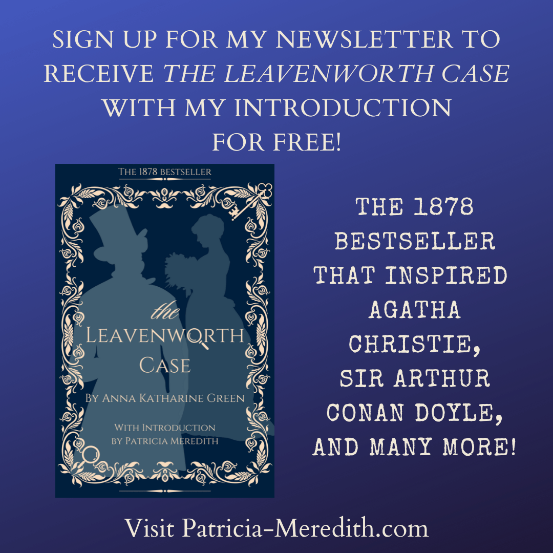 Patricia Meredith, Author – Come for the mystery, stay for the characters…